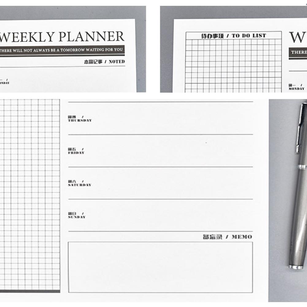 21*28.5CM Schedule Plan Note Calendar Kraft Paper ... – Grandado