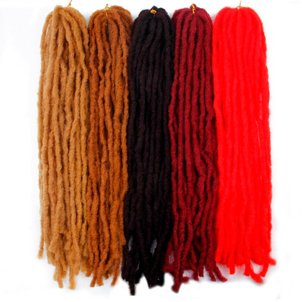 Dreadlocks Braiding Hair Soft Dreads 18" Synthetic... – Grandado