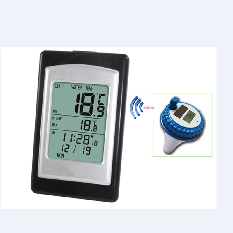 Solar Powered Wireless Pool Thermometer Swim SPA P... – Vicedeal