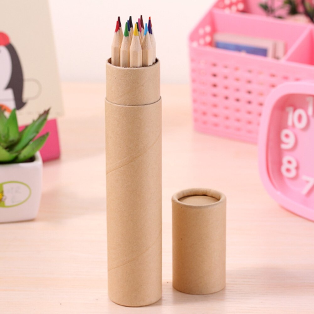 12 Kleur Kleine Potlood Schilderen Pen Kleur Lood ... – Vicedeal