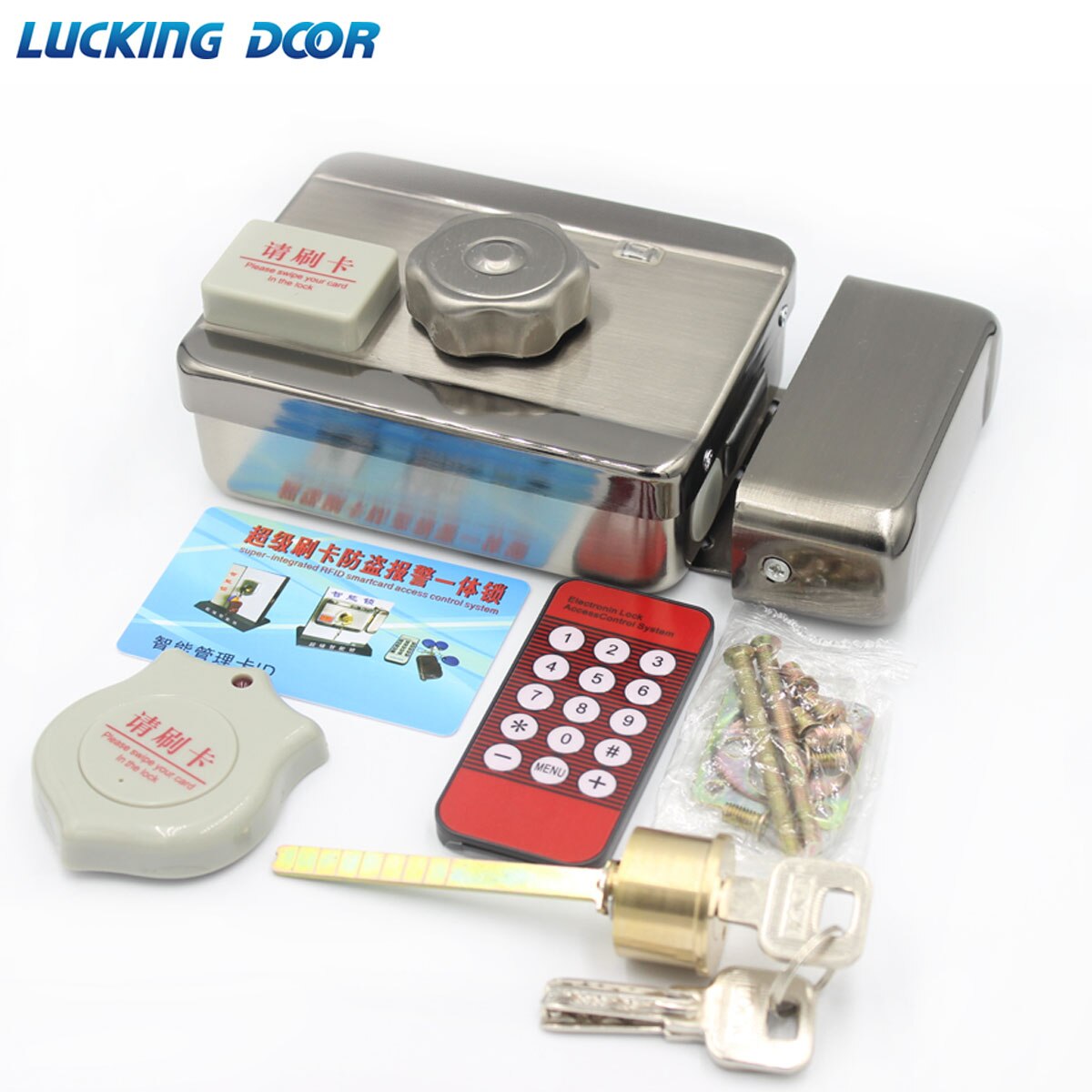 DC 12V Electronic RFID Door Gate Lock Smart Electr... – Grandado