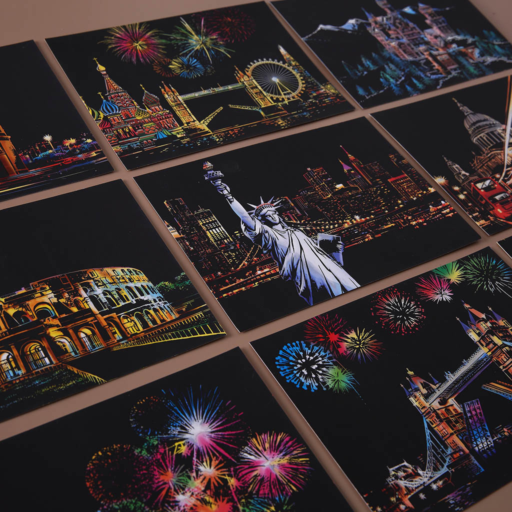 Magic Paper Rainbow Scratch Art Paper DIY Scratch ... – Grandado