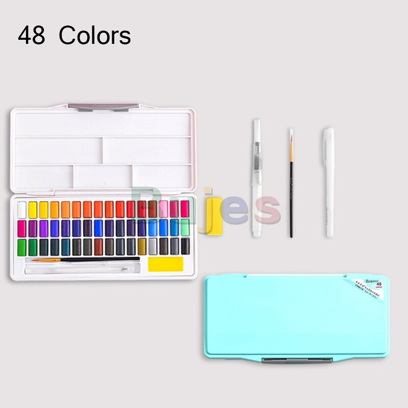 Giorgione 36 48-color Solid Watercolor Paint for B... – Grandado