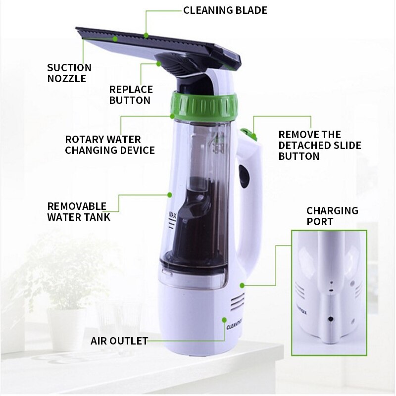 Car portable vacuum cleaner and window cleaner, re... – Grandado