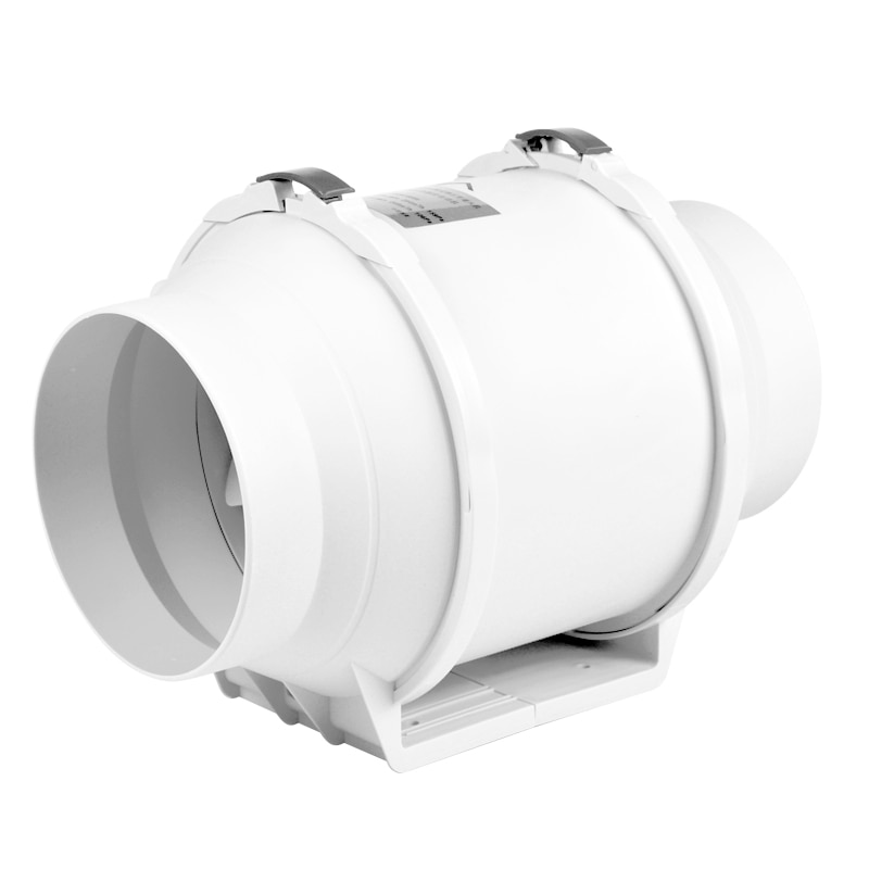 5 inch inline duct fan plastic bathroom kitchen fa... – Grandado