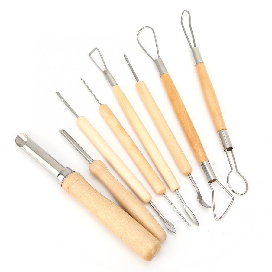 8pcs Clay Sculpting Kit Sculpt Smoothing Wax Carvi... – Grandado