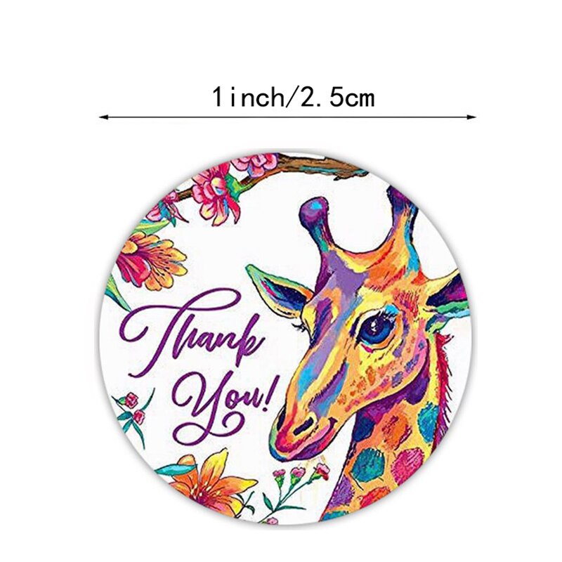Dier Stickers 500 Pcs/Roll 8 Stijlen Dank U Sticke... – Grandado