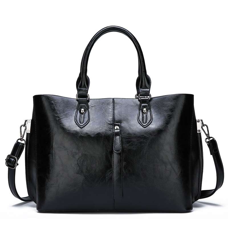 Women Leather Bag Casual Totes Classic Simple Hand... – Vicedeal