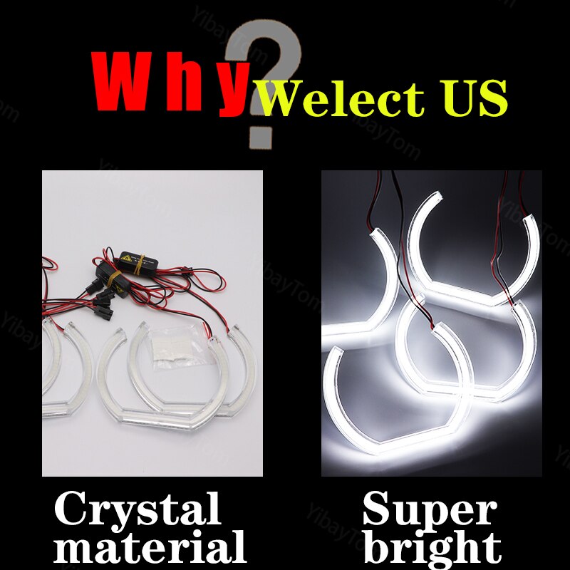 DTM Angel Eyes LED for DRL Halo M4 Style White Lig... – Vicedeal