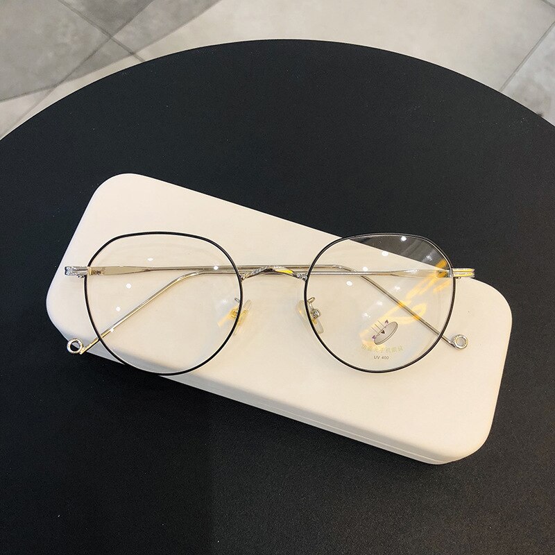 Vwktuun Metal Round Vintage Optical Glasses Frame Vicedeal