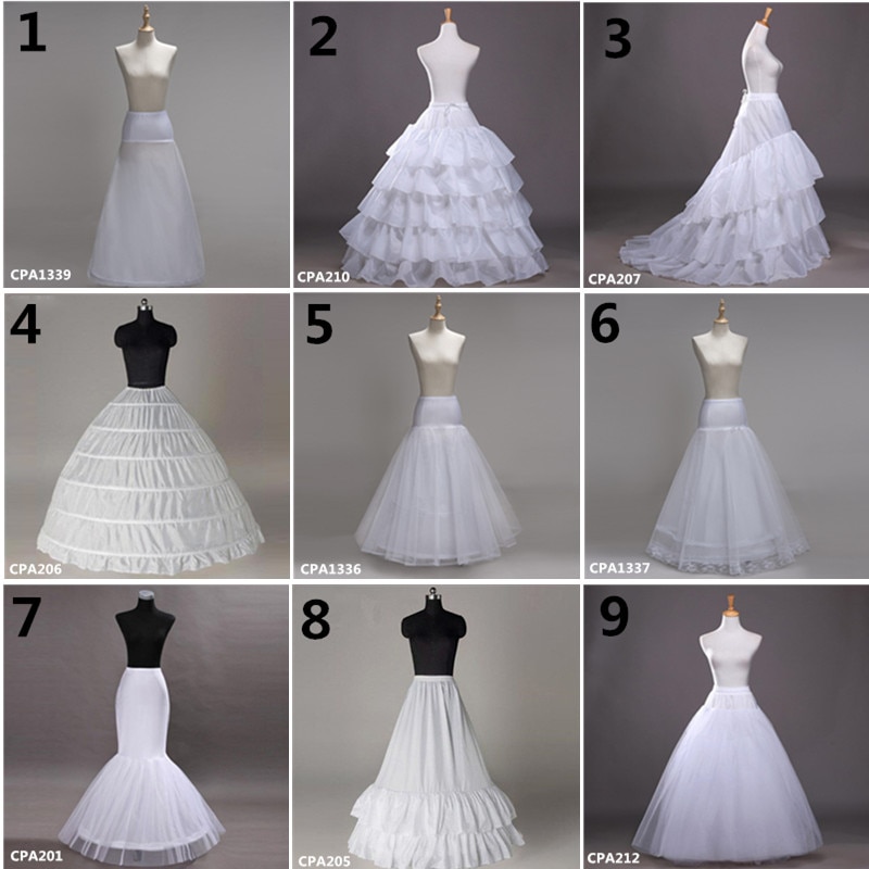 9 Style 6 Hoops Bridal Wedding Petticoat Marriage ... – Vicedeal