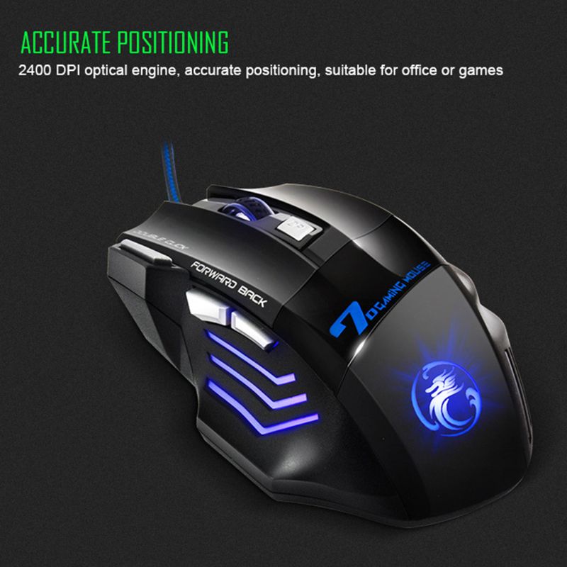 USB Wired Gaming Keyboard and Mouse 104 Keys Backl... – Vicedeal
