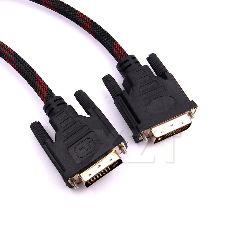 PZ 2PCS DVI to DVI Cable DVI-D 24+1 pin Male to Ma... – Vicedeal
