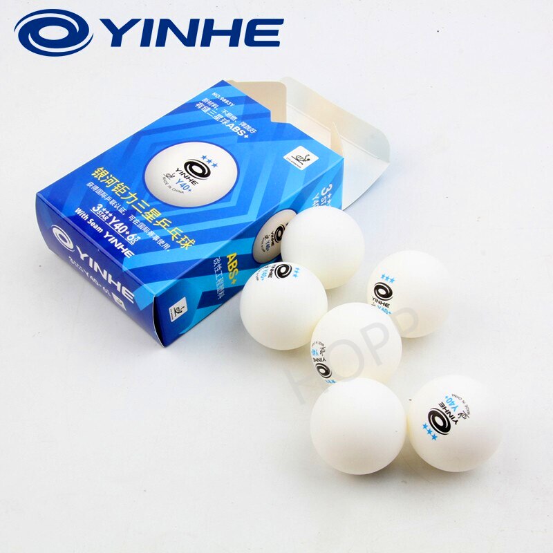 60 balls YINHE 3-star Y40+ H40+ table tennis ball ... – Grandado