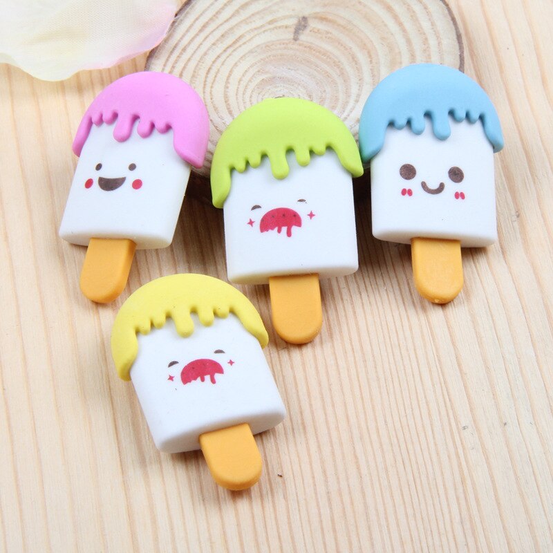 Ice Cream Erasers Kawaii Rubber Erasers For Girls ... – Vicedeal