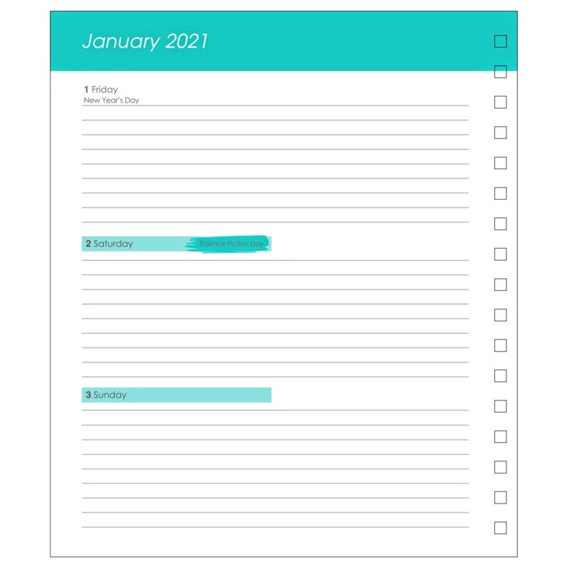 1 Pc Agenda Planner Organizer B5 Coil Notebook Jou... – Grandado