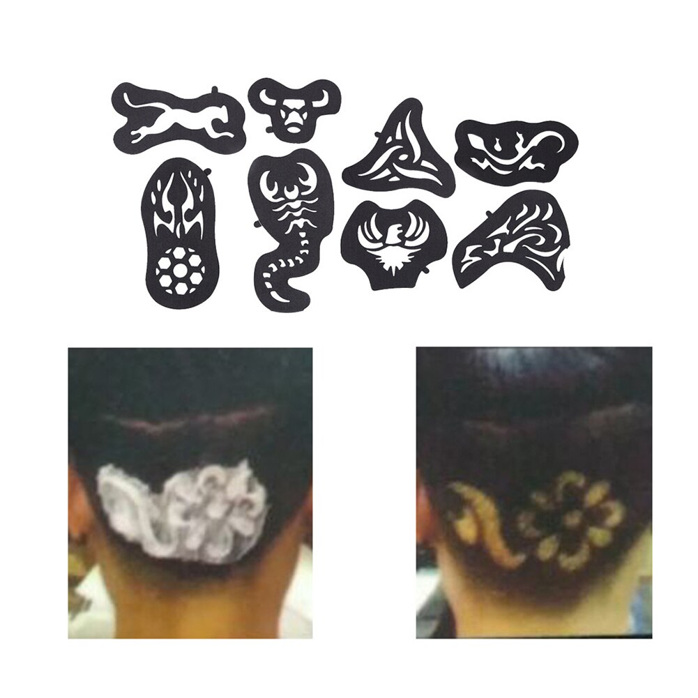 25 pcs Hair stencil for tattoos carved hairs men t... – Vicedeal
