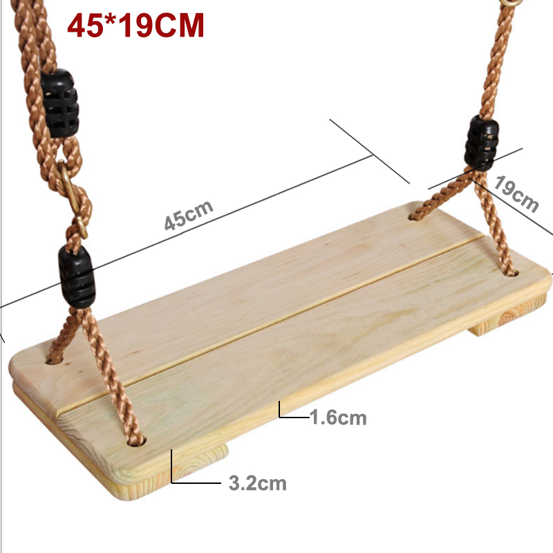 Kids Toy Swing Mountain Pine Wooden Swing Garden S... – Vicedeal