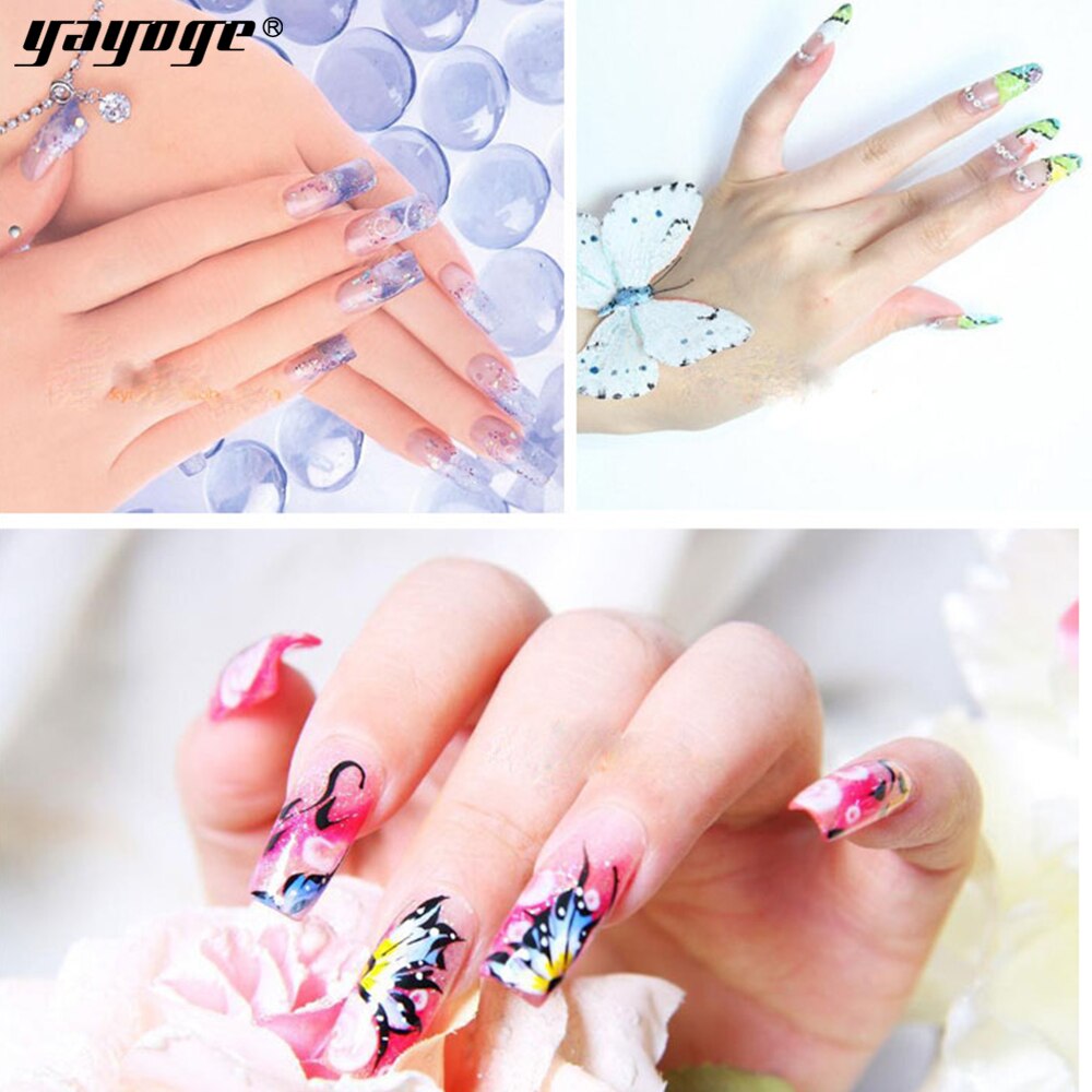 Yayoge 100pcs French Nail Form Tips Acrylic UV Gel... – Vicedeal