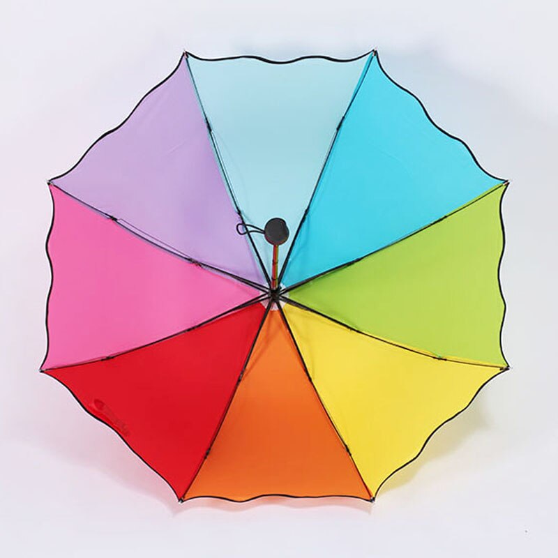 Children Rainbow Umbrella Kids Colorful Parasol Fo... – Grandado