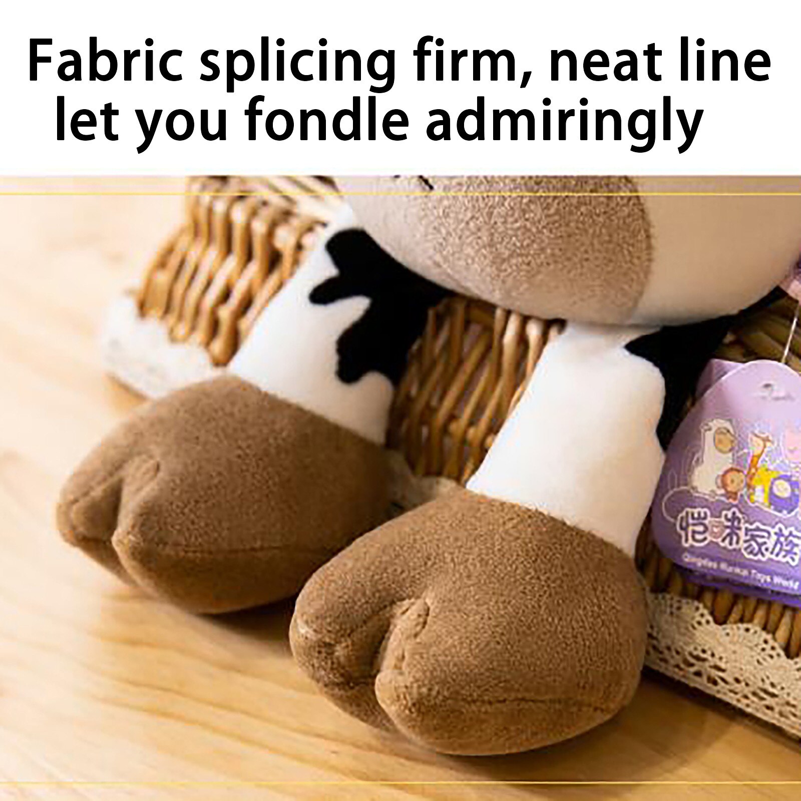 Plush Cartoon Cute Cow Plush Animal Toy Soft Sleep... – Grandado