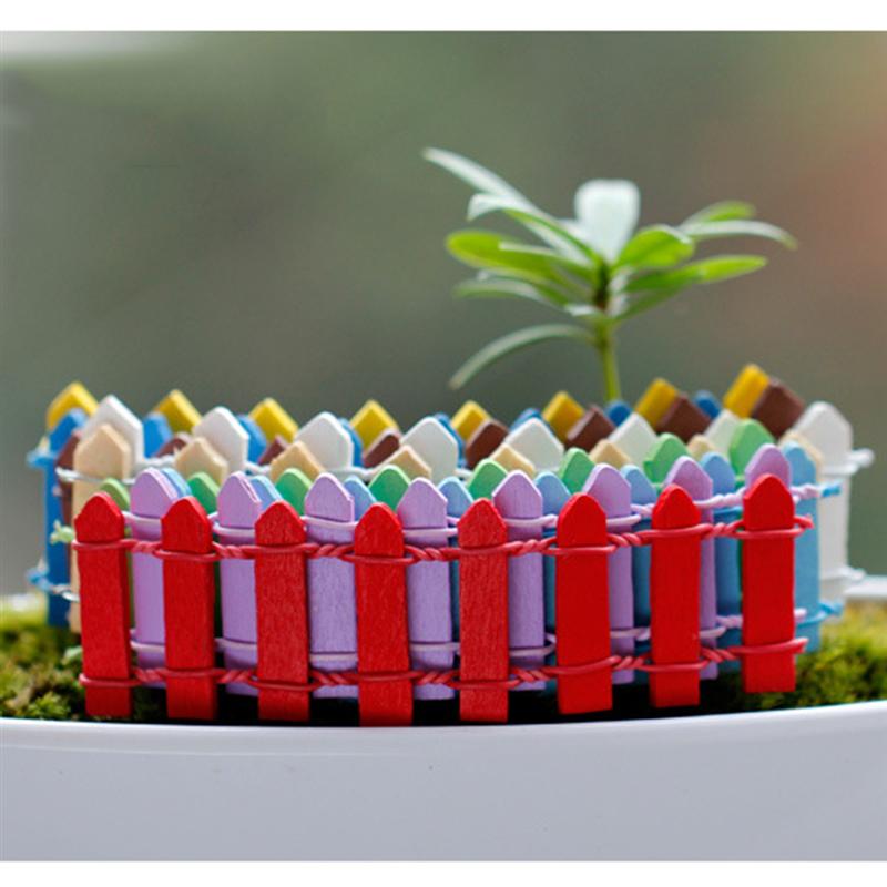 10pcs Wood Micro Landscape Fence Miniature Fence D... – Vicedeal