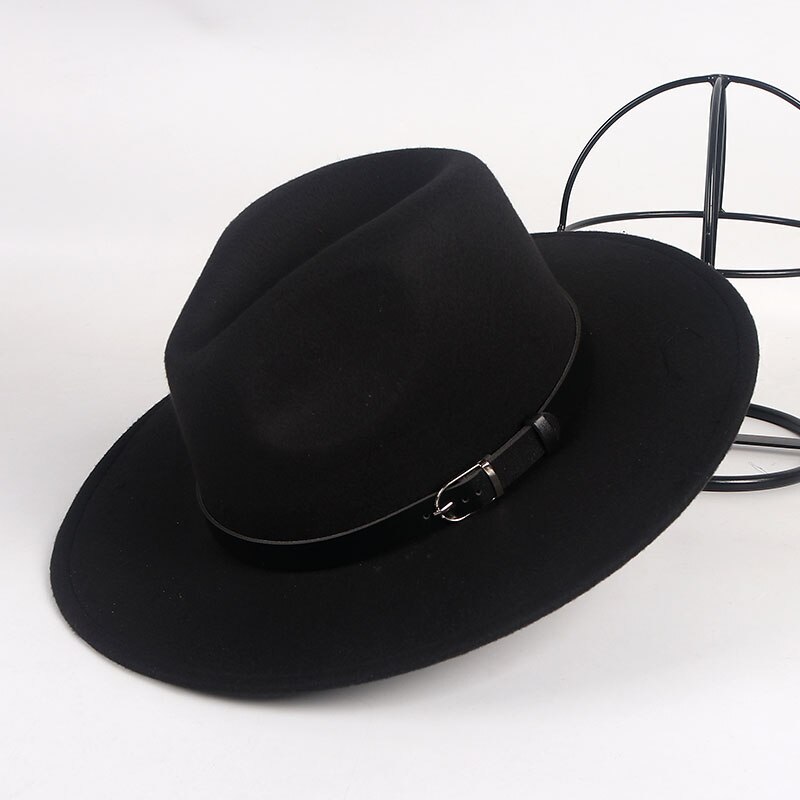 Wide Brim Fedora Hat Women Men Chapeau Femme Autum... – Vicedeal