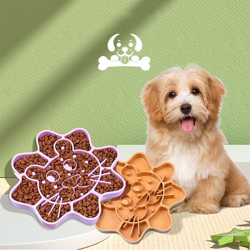 Treat Mat for Dogs & Cats Slow Feeder Flower S... – Vicedeal