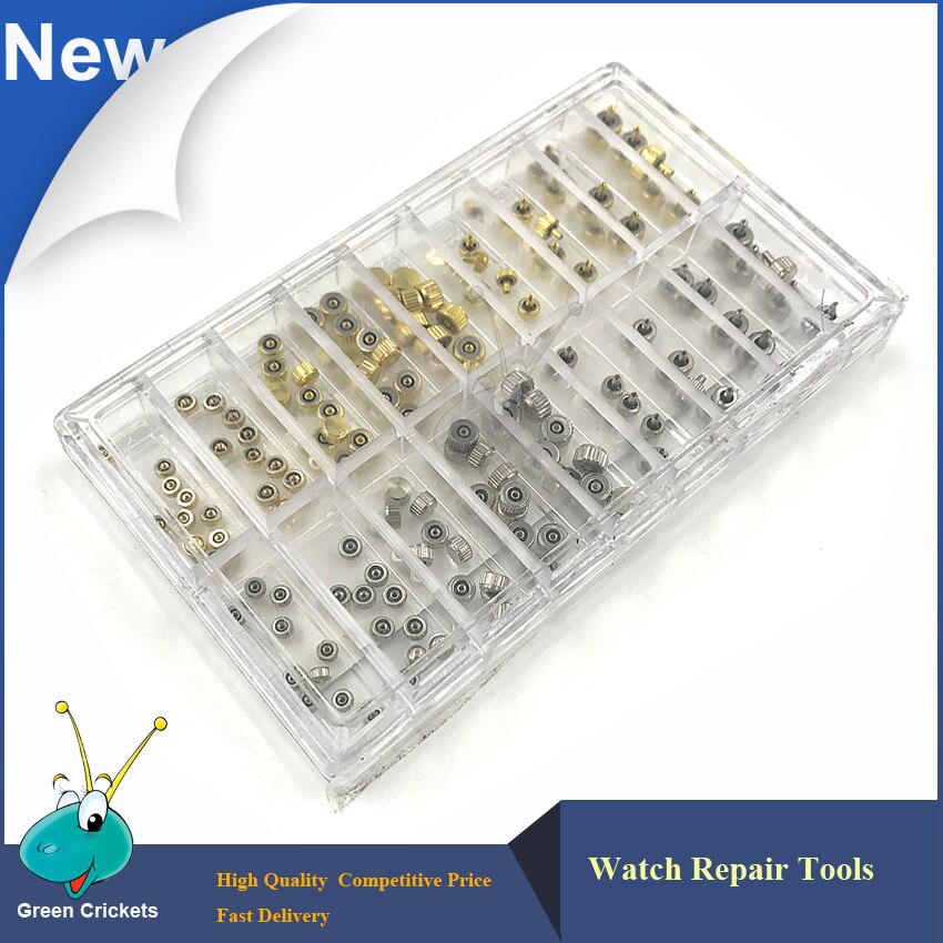 140pcs/box Waterproof Watch Crowns Set box Watches... – Vicedeal