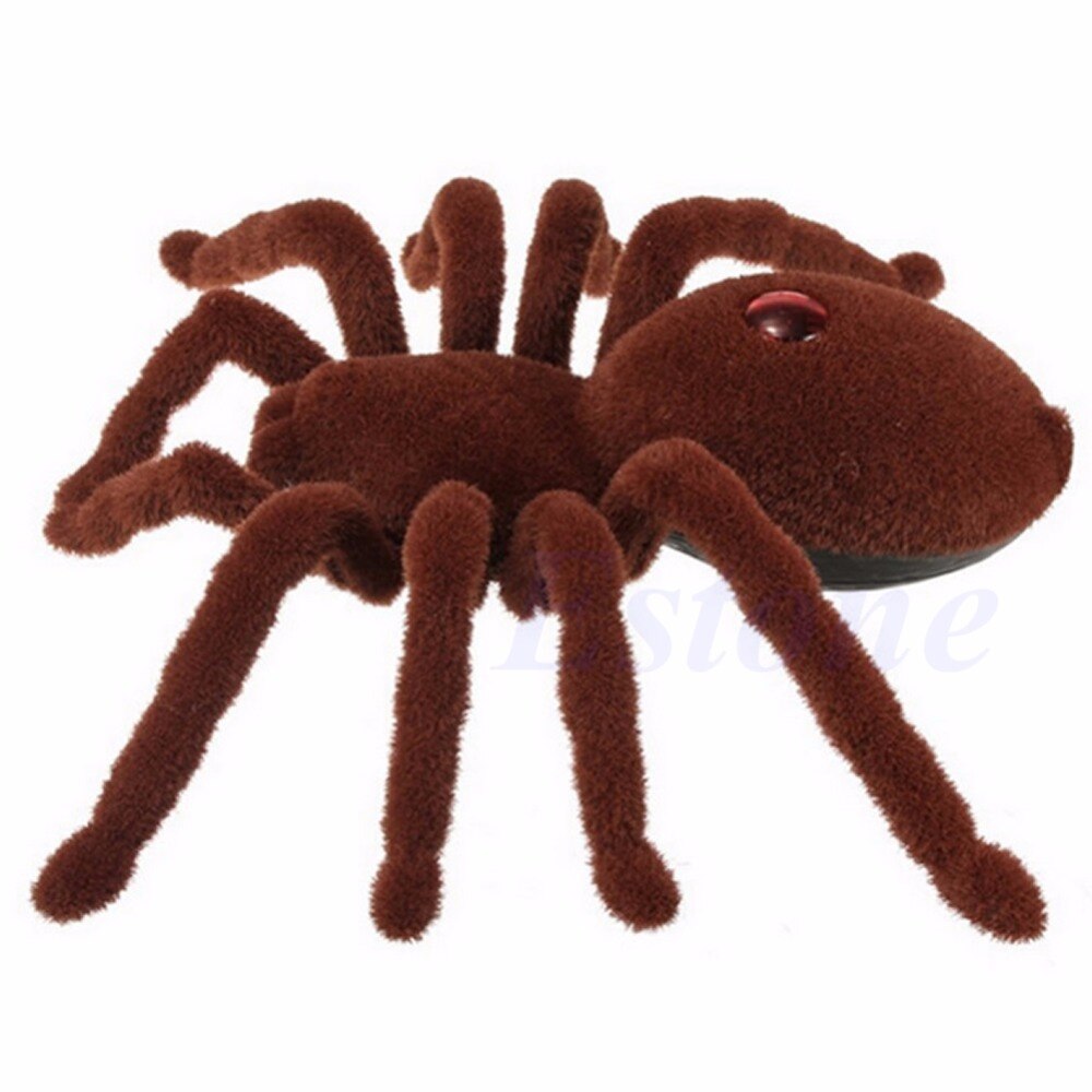 Remote Control Creepy Soft Scary Plush Spider In Vicedeal