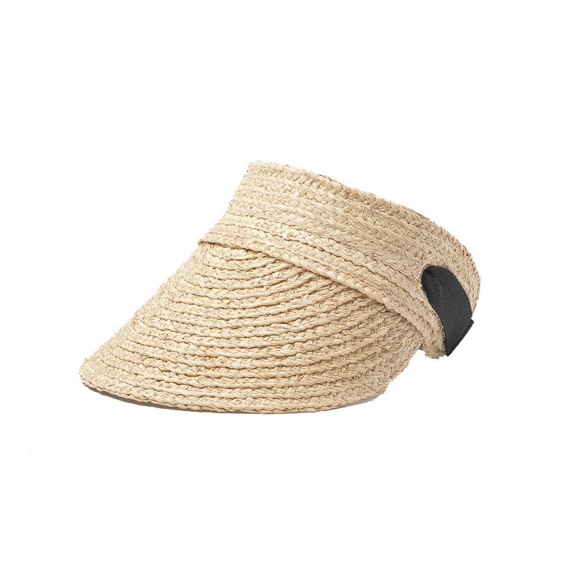 Elastic adjustable foldable raffia top hat Travel ... – Grandado