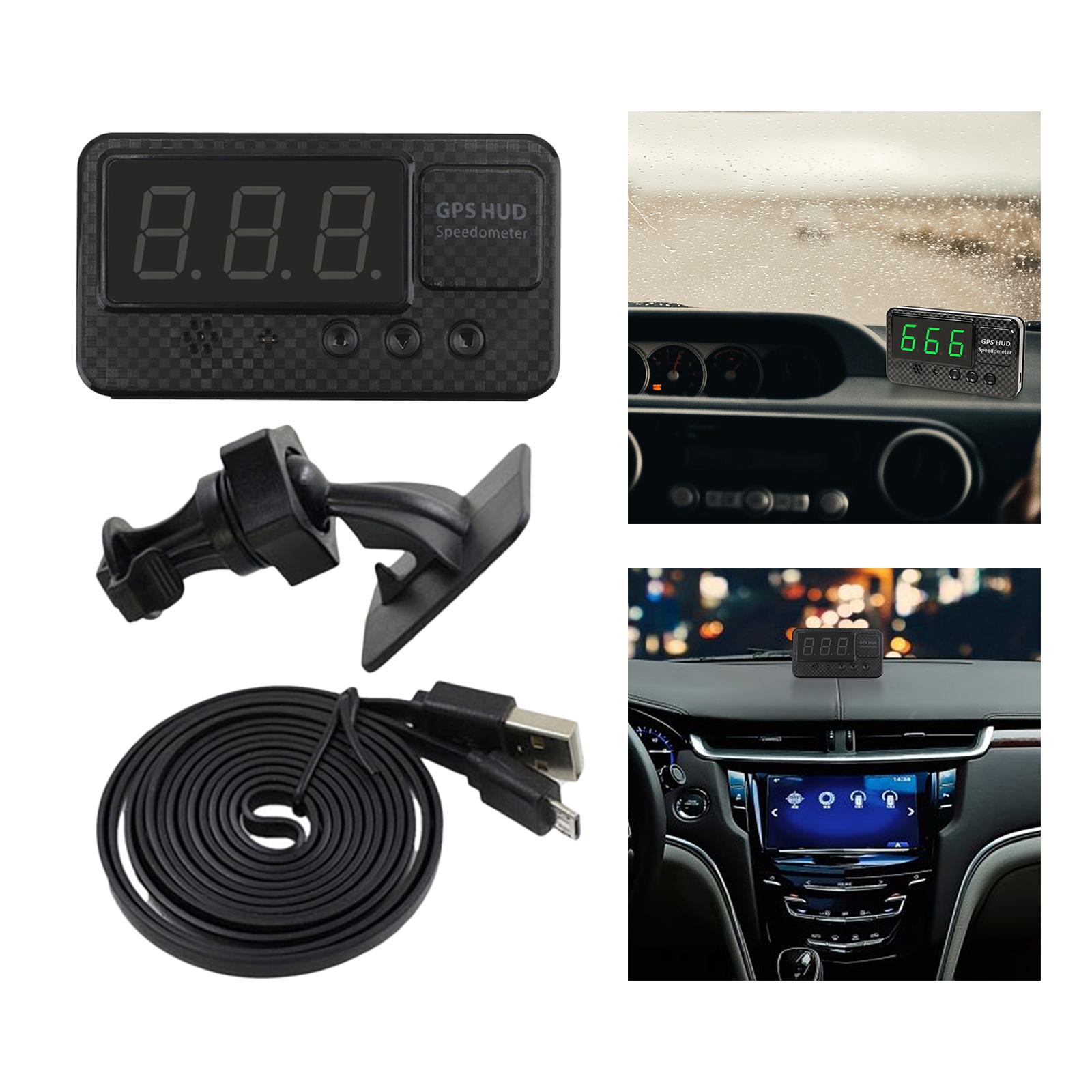 Universal Car GPS Speedometer Speed Alert HUD Head... – Vicedeal