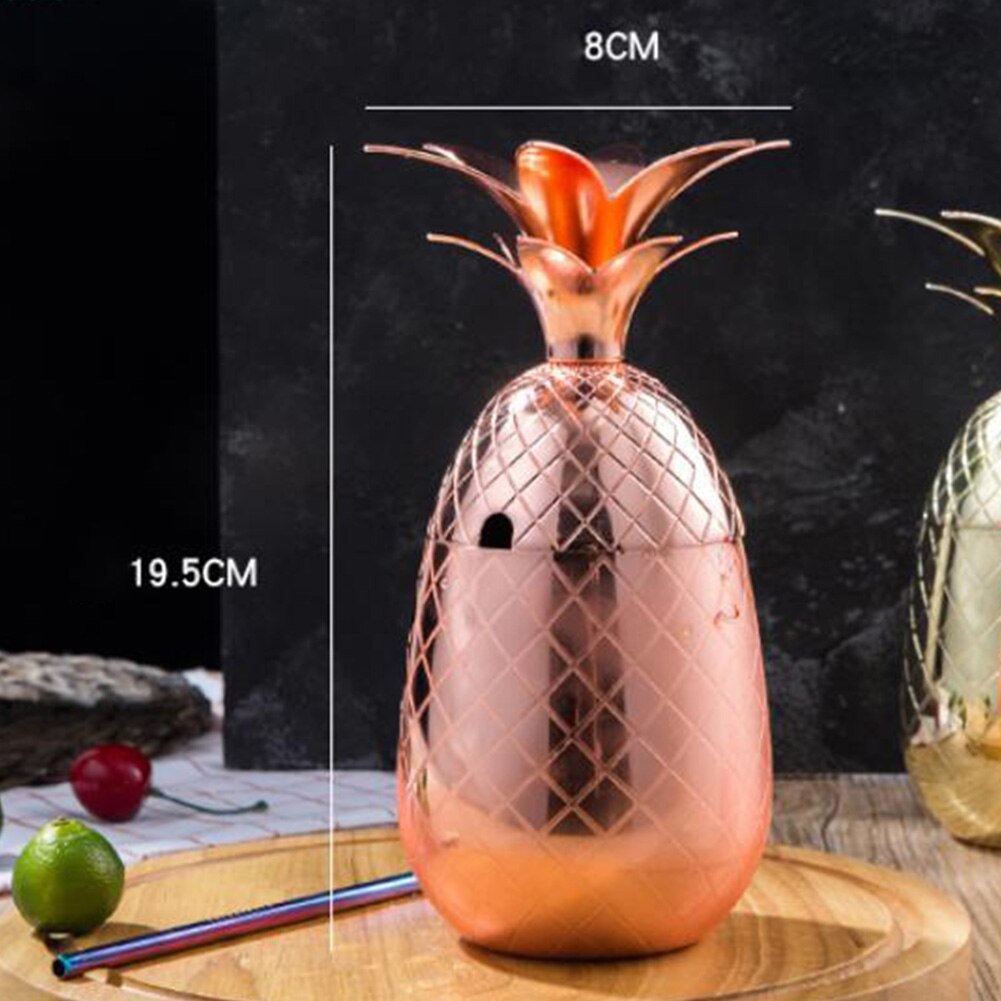 550Ml Ananas Vorm Moskou Muilezel Koper Mok Cockta... – Grandado