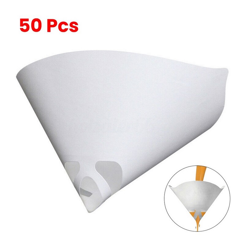 Onever 50 Stuks Paper Verfzeefjes Papier Verf Coni... – Vicedeal