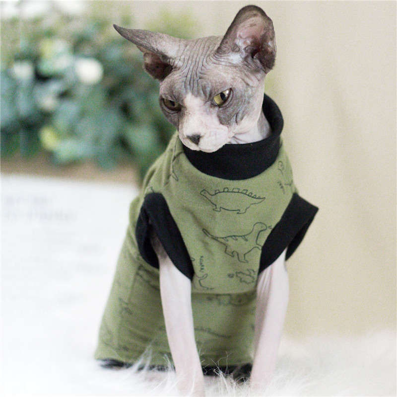 sphynx cat clothes Cat Clothes Spring Summer Cat A... – Grandado