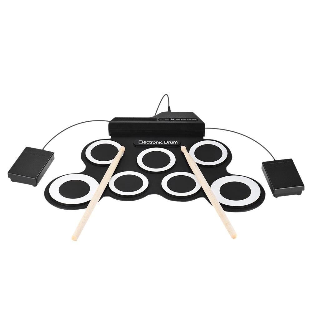 Portable USB Roll-Up Silicon Drum Set Digital Elec... – Grandado