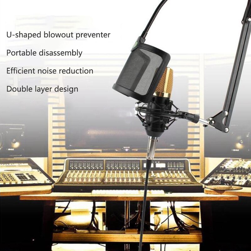 Condenser Microphone Filter Shield Windsn Sn Unive... – Grandado