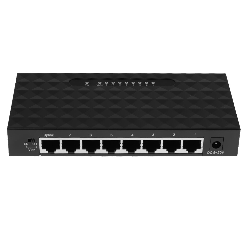 8 port RJ-45 10/100/1000 Gigabit Ethernet Network ... – Vicedeal
