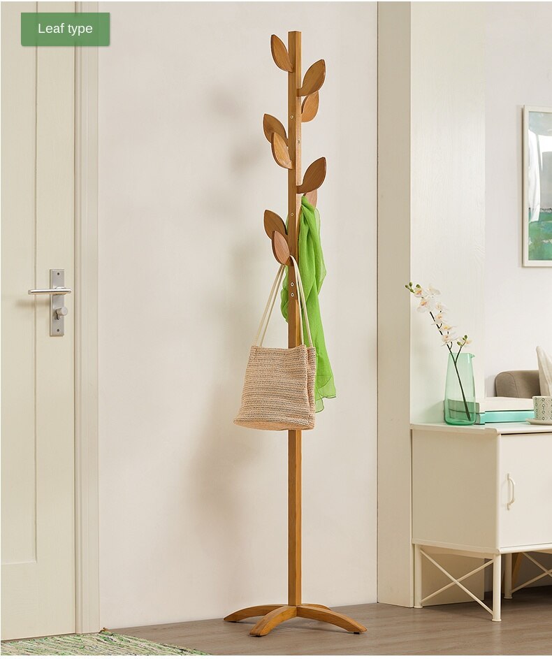 30%B Coat rack floor solid wood hanger simple hang... – Vicedeal