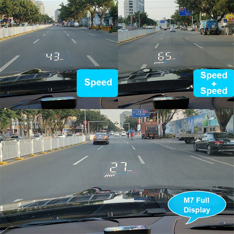 M7 hud bil spejl bil projektor forrude head up dis... – Grandado