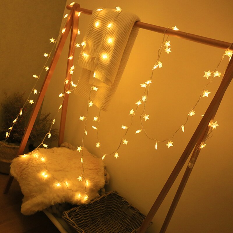 2M LED String 10 Lights Silver Wire Fairy Warm Whi... – Vicedeal