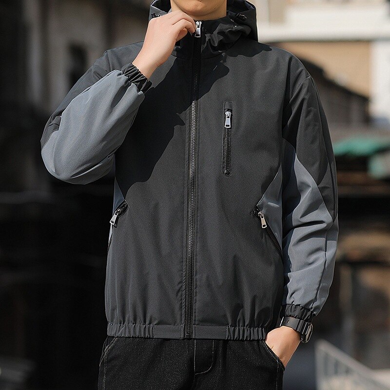 Autumn Winter Jacket Men Hooded Streetwear Non-rem... – Grandado