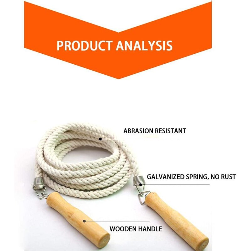 Multiplayer Long Skipping Rope Outdoor School Team... – Vicedeal