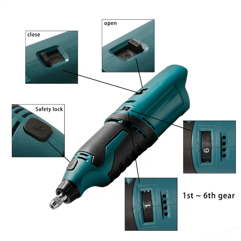 12V Cordless Grinder Electric Drill Mini Drill Gri... – Grandado