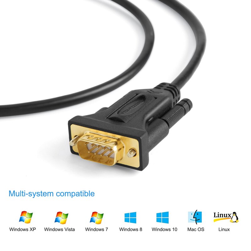 USB zu RS232 Adapter (FTDI Chipsatz) Männlichen DB... – Vicedeal