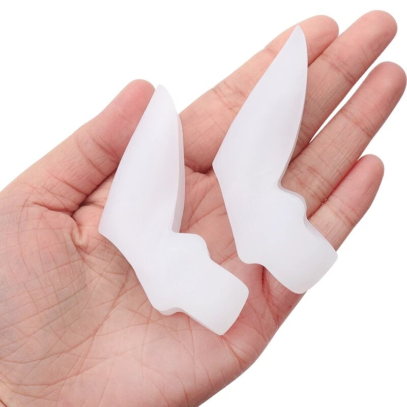 5 Pair Silicone Gel Foot Two Hole Toe Separator Th... – Grandado