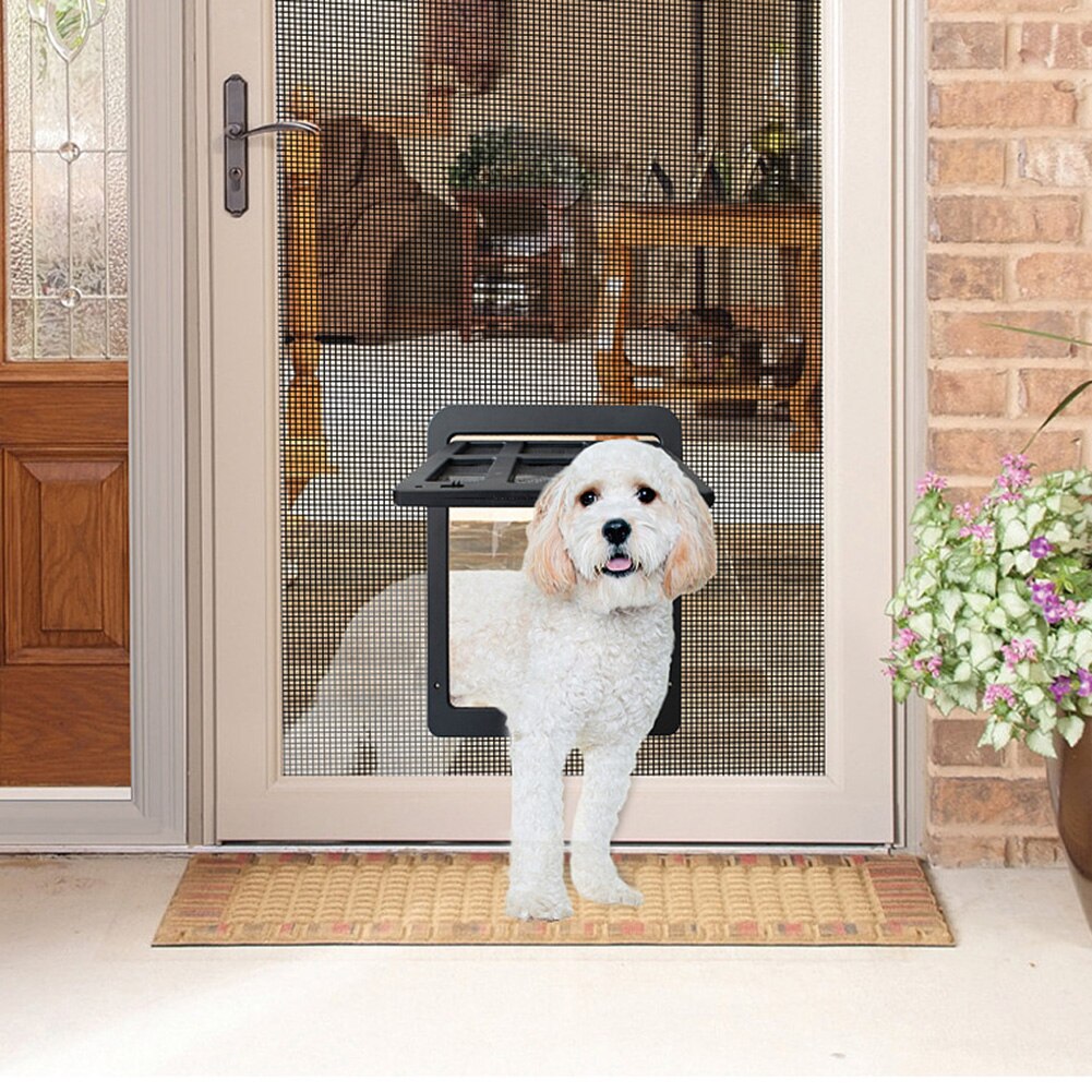 Pet Dogs Cats Door Door Plastic Animal Small Cat G... – Vicedeal