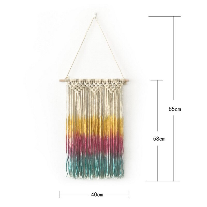 1PC Macrame Bohemian Tapestry Wall Hanging Chic Ge... – Vicedeal