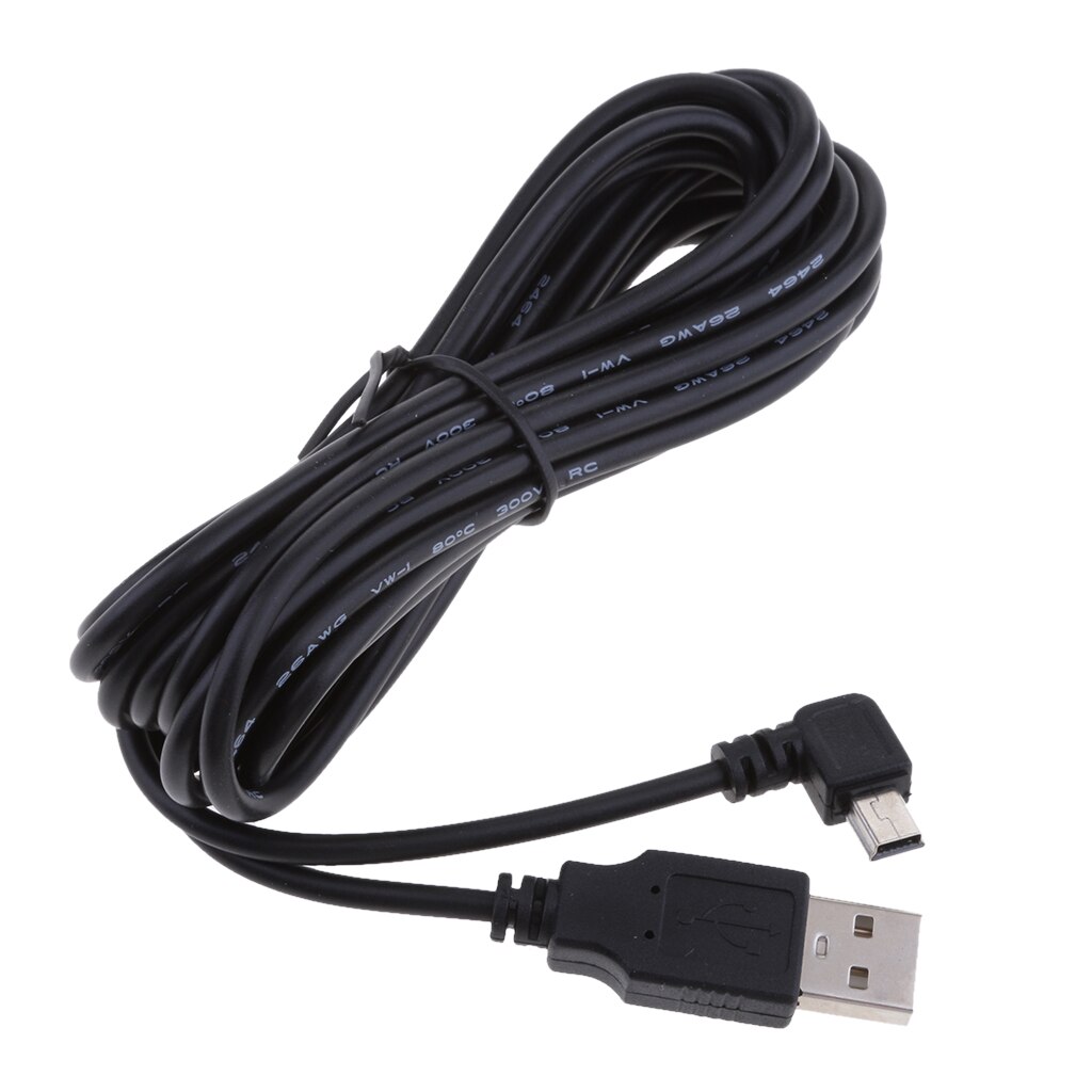 3.5m Dash Cam Charger Cable 5V 2A Mini USB Charger... – Grandado