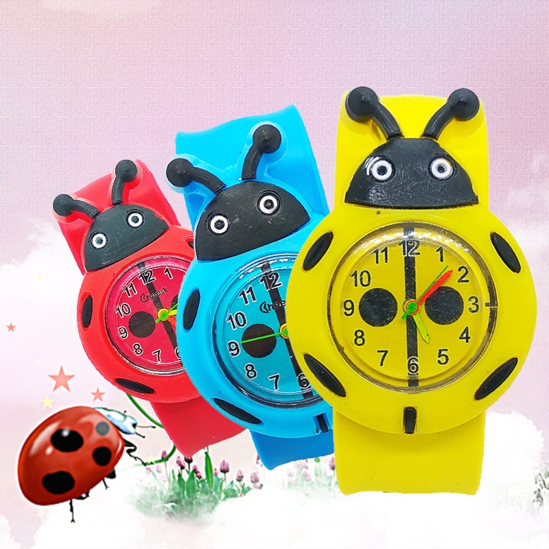 Good Cartoon Bee Ladybug Slap Watch Children Sport... – Grandado
